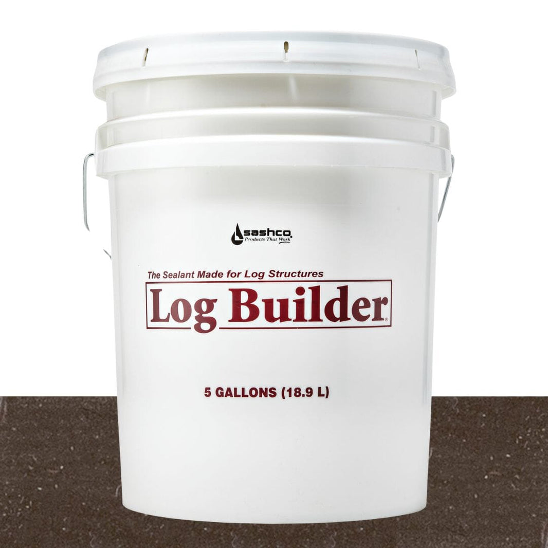 Log Builder Caulking - 5 Gallons - FREE SHIPPING - Log Builder Log Home ...