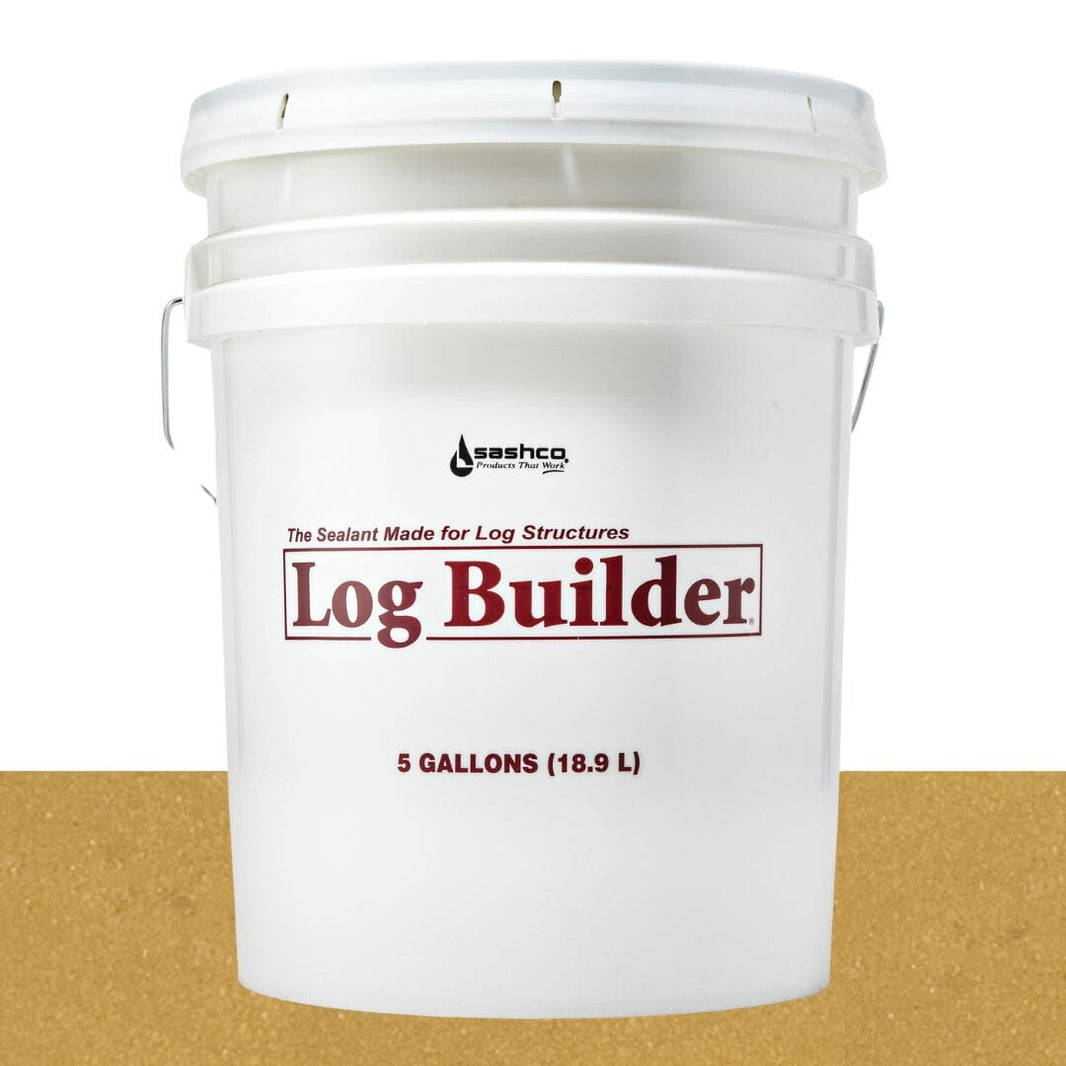 Log Builder Caulking - 5 Gallons - FREE SHIPPING - Log Builder Log Home ...