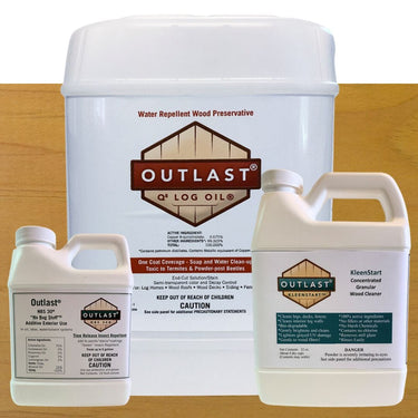 Outlast Q8 Log Oil (5 Gallons) | One Coat Q8 Exterior Log Oil - Western ...