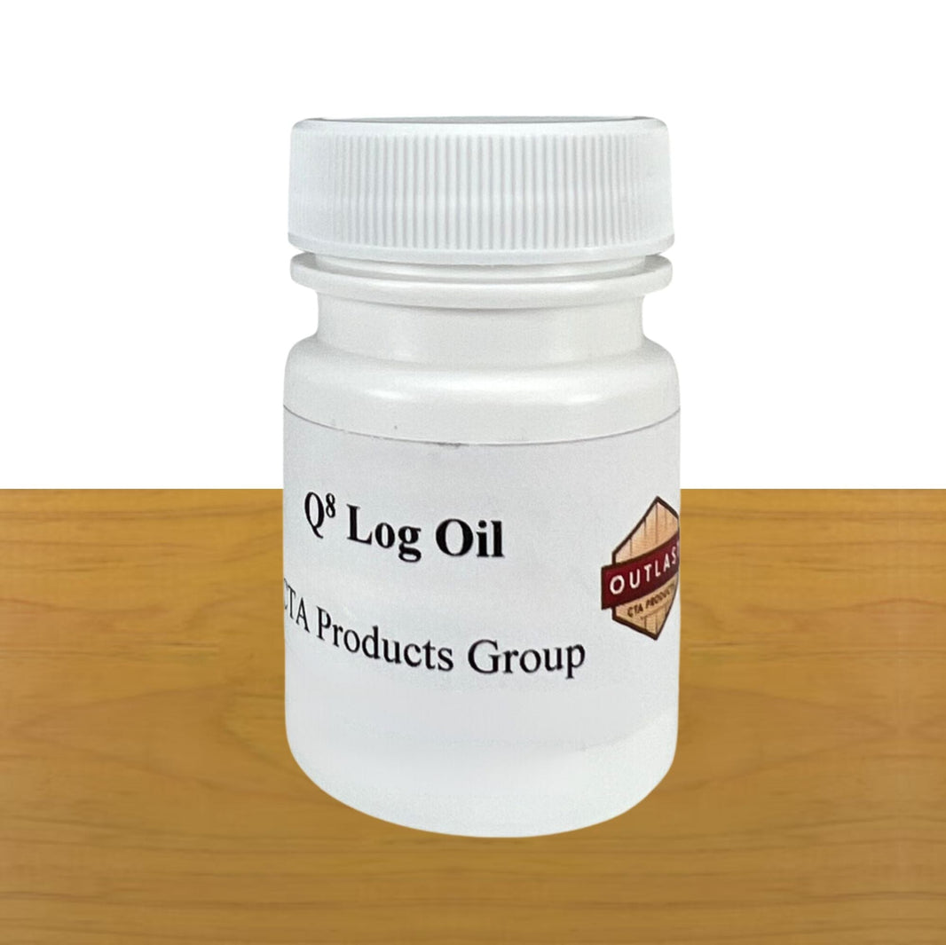 Outlast Q8 Log Oil - Sample Size - Log Home Stain Samples – Western Log ...