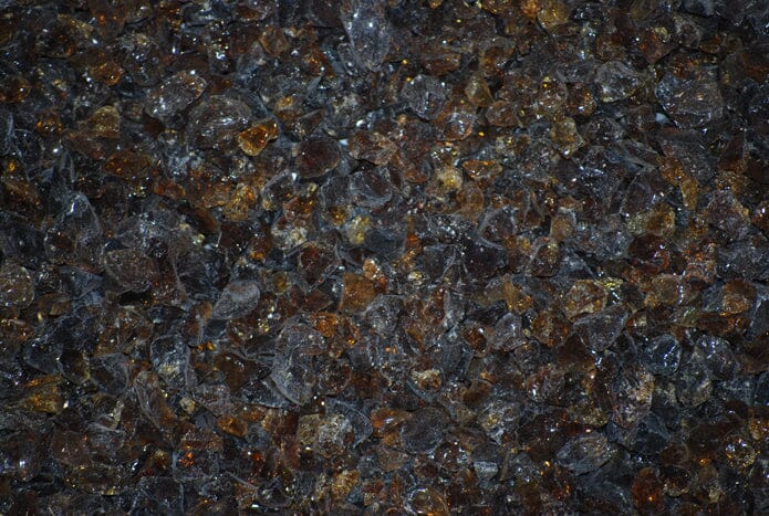 3/4 Inch CS Amber 9 Fire Pit Glass - Fire Pit Logs, Glass, and Lava ...