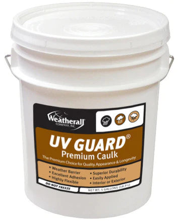 Weatherall UV Guard Premium Caulk - 5 Gallons - UV Guard Textured Caulk ...