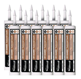 Weatherall UV Guard Textured Caulk - (12) 10.3oz Tubes - UV Guard ...