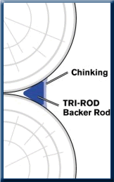 Tri Rod Backer Rod - 3/4" x 1230" - Tri Rod Backer Rod – Western Log ...